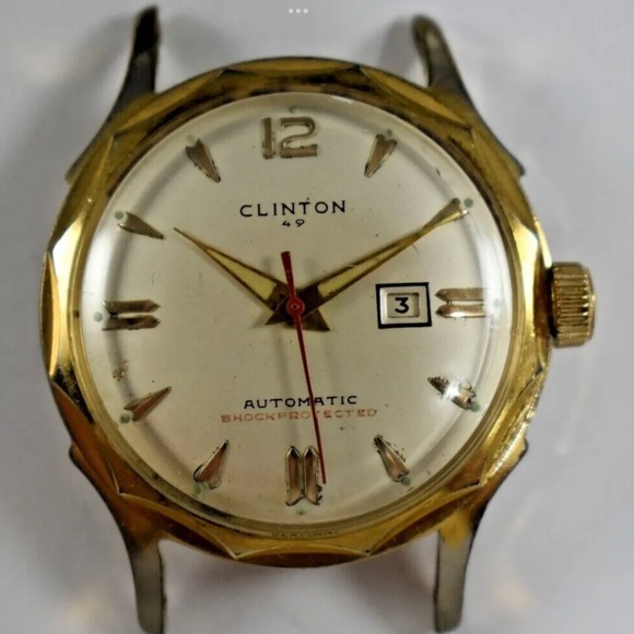 Clinton | Accessories | Vintage Clinton Made In Germany Automatic Date ...
